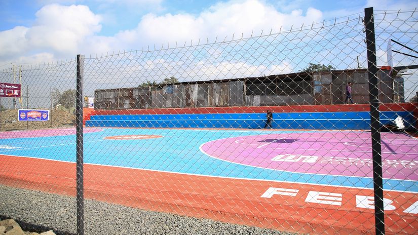 Full-size FIBA standard basketball court unveiled in Kayole ...