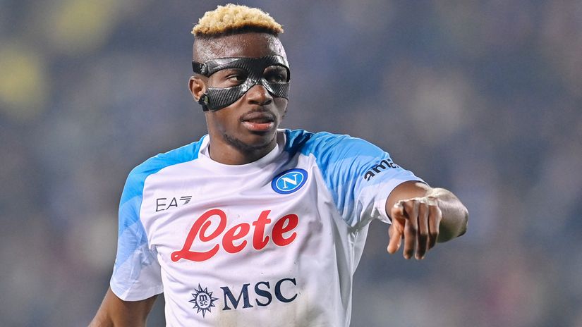 Alert in Naples: Osimhen lost his iconic mask! | MozzartSportKe