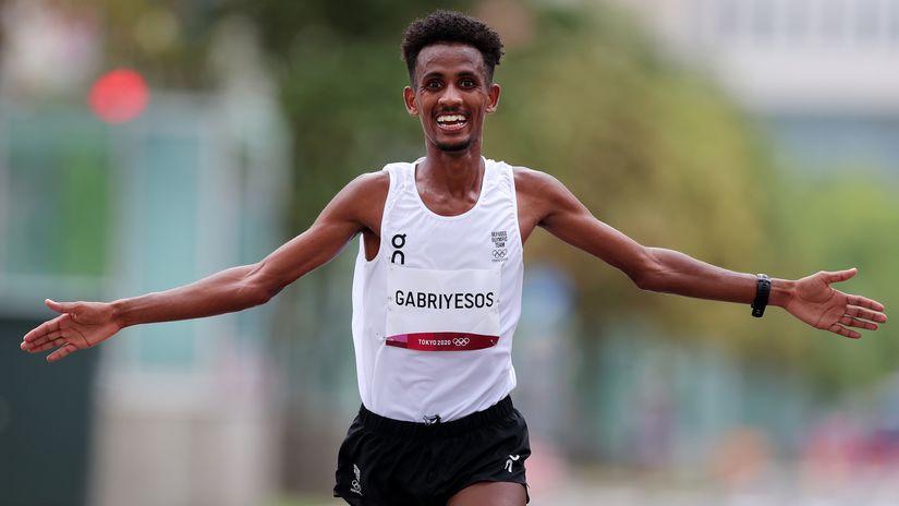 Eritrean refugee runner was just 12 when he decided to cross the desert in search of a better ...