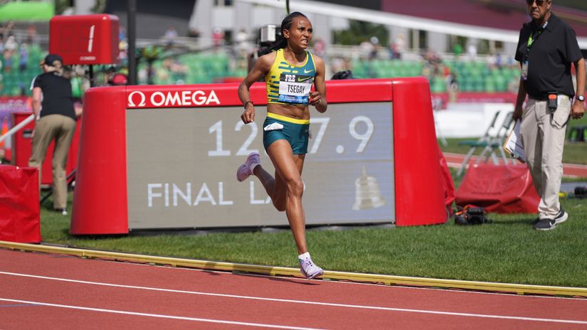 Gudaf breaks Faith Kipyegon's 5000m world record in Oregon | MozzartSportKe