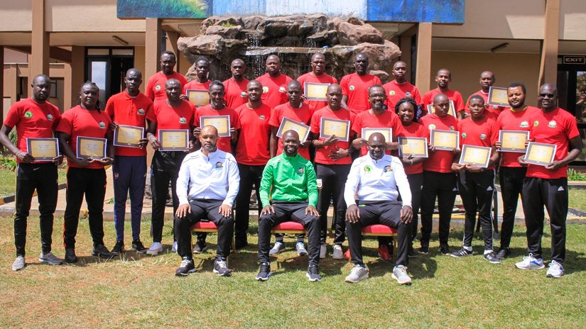 GFE 105 coach Okinyo shares lessons learned from CAF A coaching course ...
