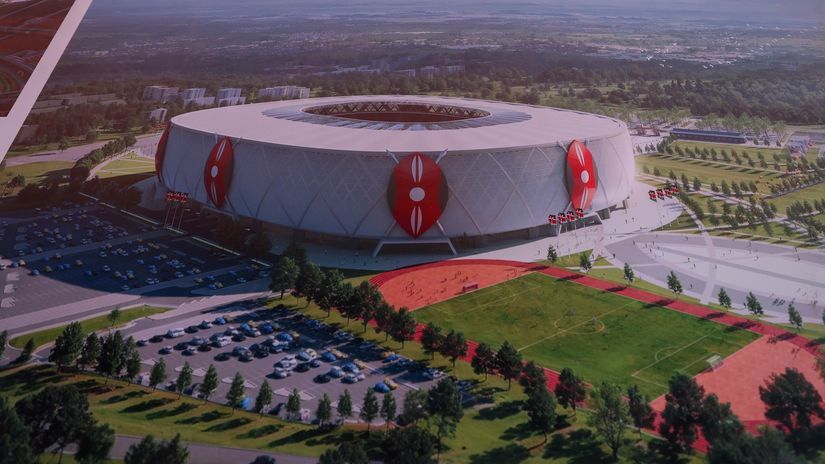 Sports CS Ababu Namwamba pleased with Talanta Stadium progress ...