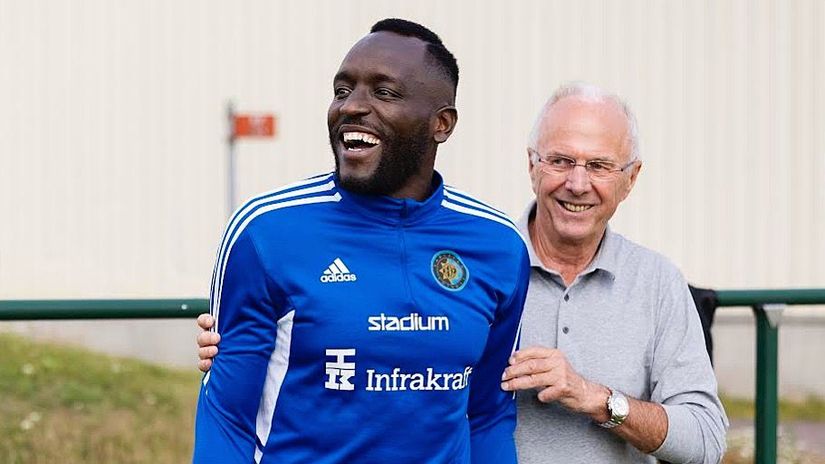 Eugene Asike pays glowing tribute to Sven-Goran Eriksson, the man behind his move to Sweden ...