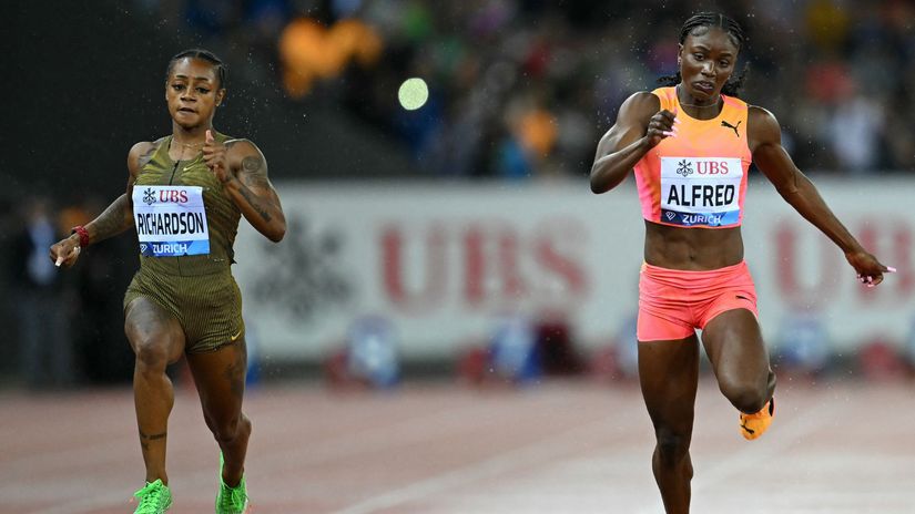 Sha’Carri Richardson gets sweet revenge over Julien Alfred in Zurich ...