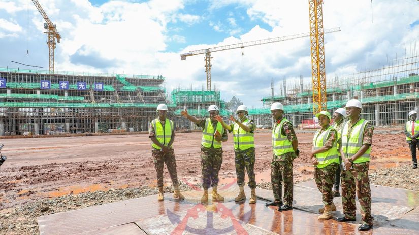 KDF satisfied with progress of Talanta Sports City Stadium [PHOTOS] | MozzartSportKe