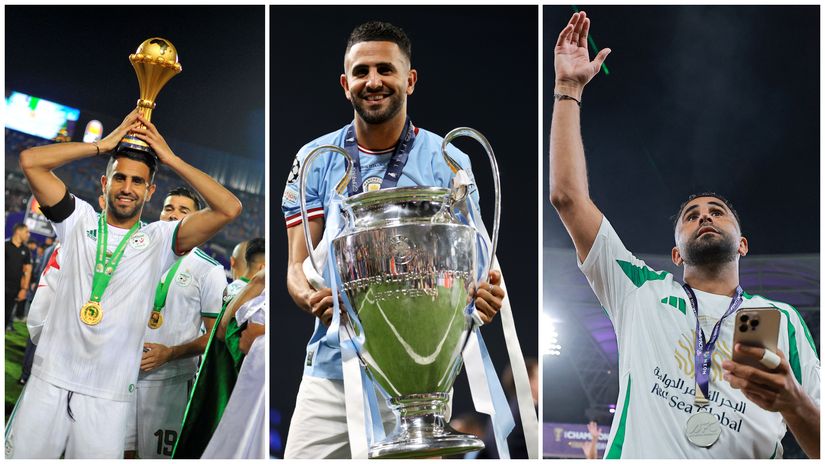 Ultimate football ruler: The Algerian conquers his third continent ...