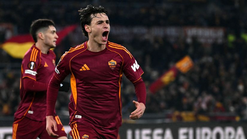 Roma has a future star: Pisilli scores a brace against the Germans ...